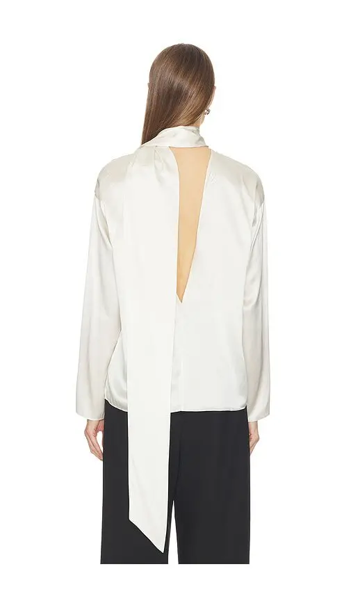 SRG Galia Silk Top - Ivory
