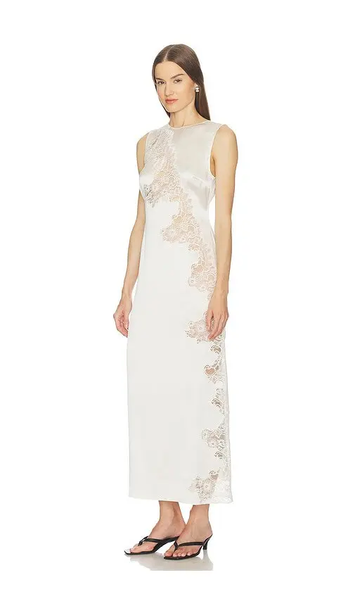 SRG Briar Silk Maxi Dress - Ivory