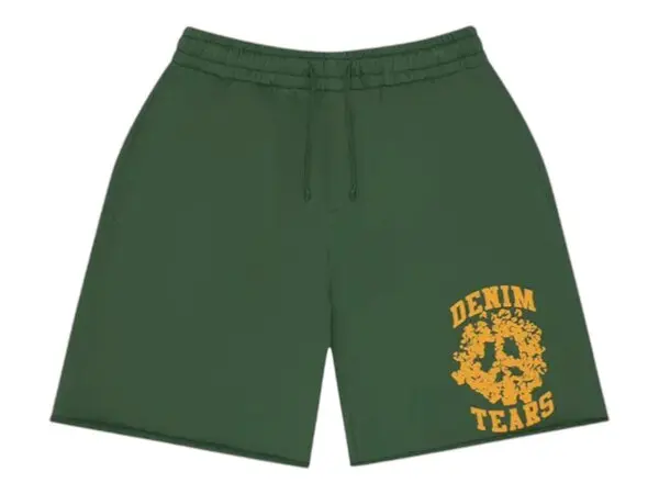 DENIM TEARS Denim University Sweatshorts - Green