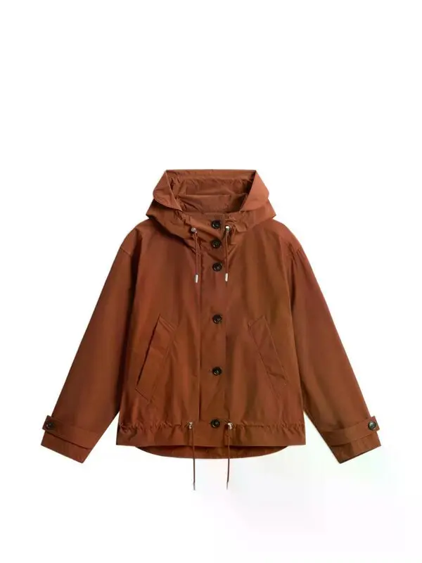 Woolrich Hooded Buttoned Jacket