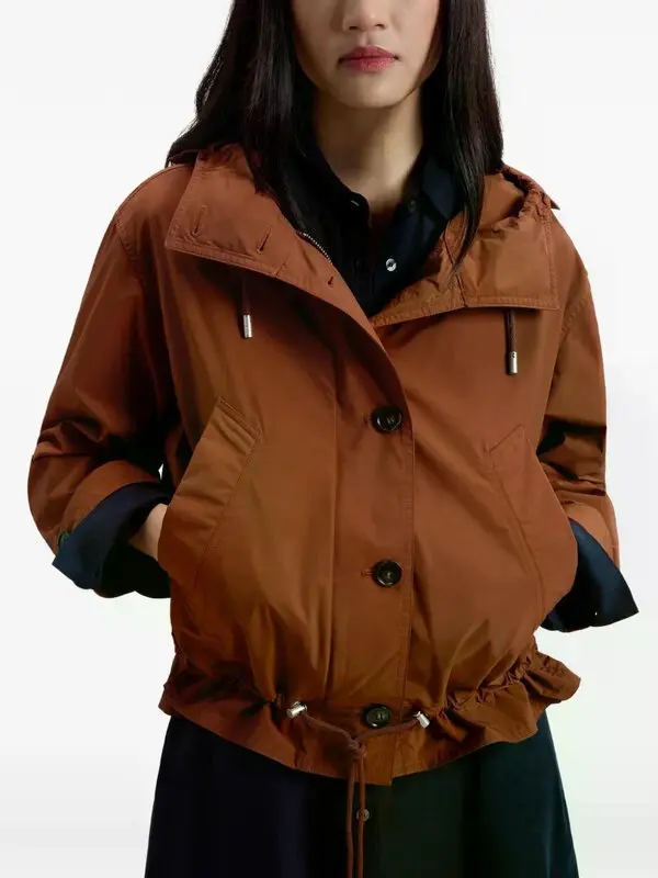Woolrich Hooded Buttoned Jacket