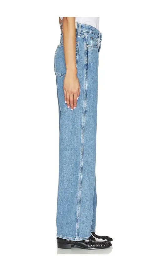 Rag & Bone Logan Wide Jeans - Blue