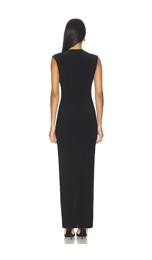 Norma Kamali X Lifestyle Sleeveless Long Dress - Black