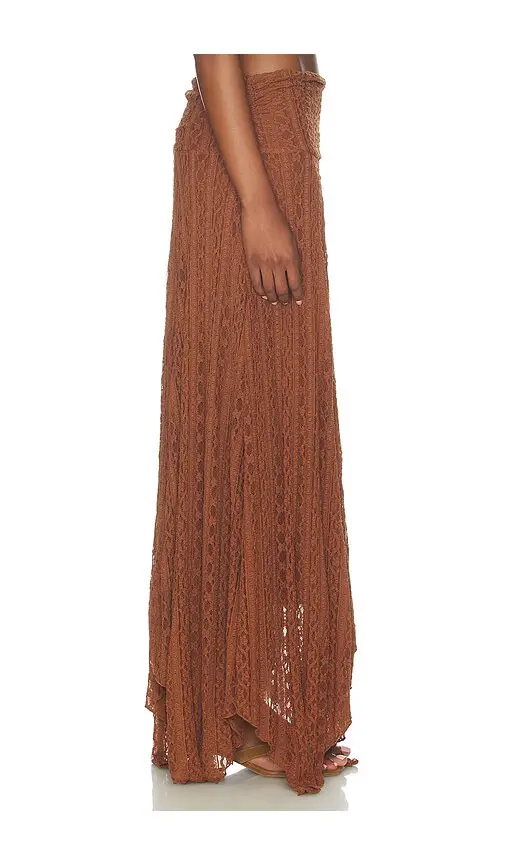 MORE TO COME Karina Maxi Skirt - Brown