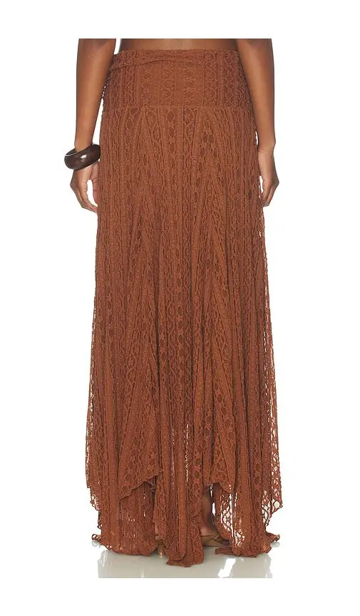 MORE TO COME Karina Maxi Skirt - Brown