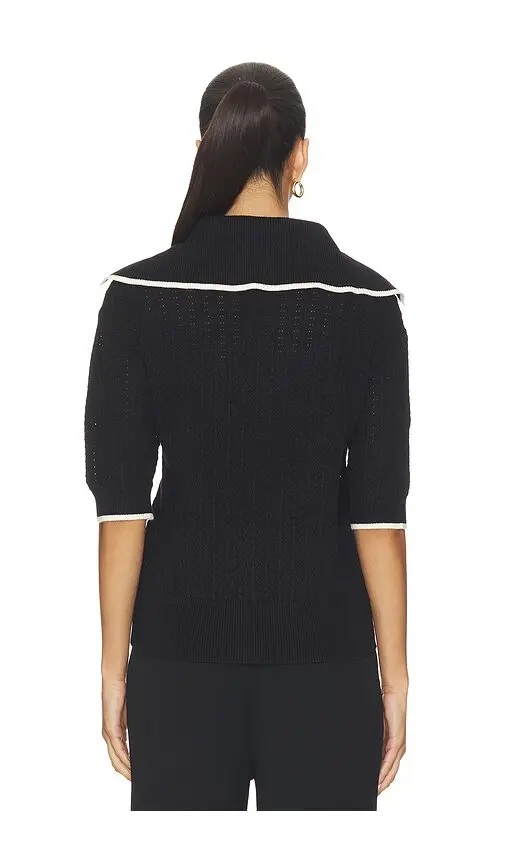 Varley Arney Half Zip Knit Polo Top