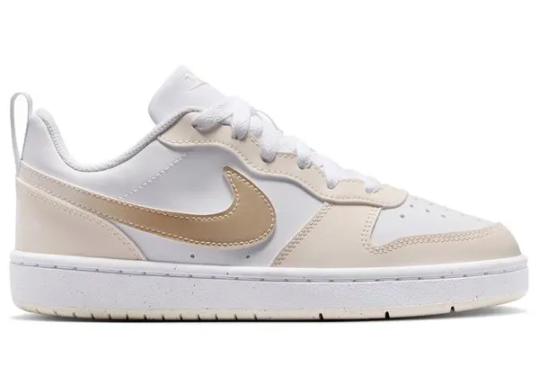 Nike Court Borough Low Shimmer Sneakers - White/chalk