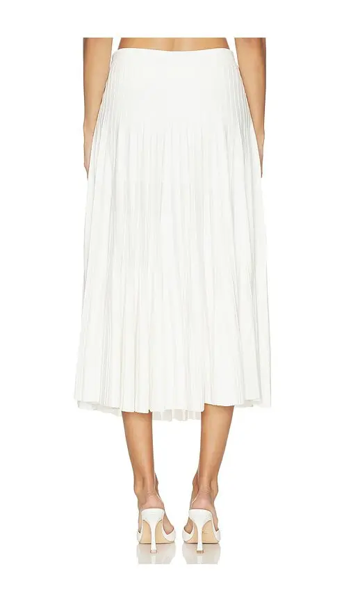 Simkhai Margoux Knit Midi Skirt - Ivory