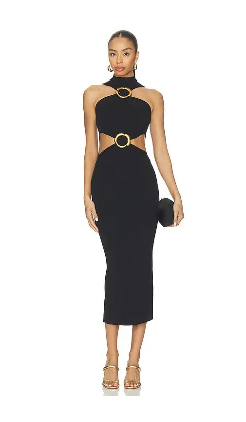 Cult Gaia Ambar Knit Dress With Cut-out Detail