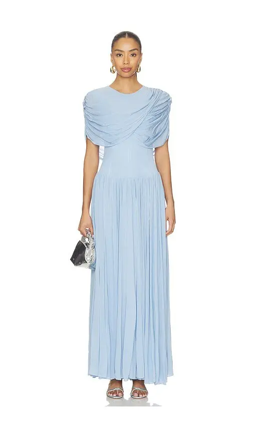 Simkhai Nancie Cape Midi Dress
