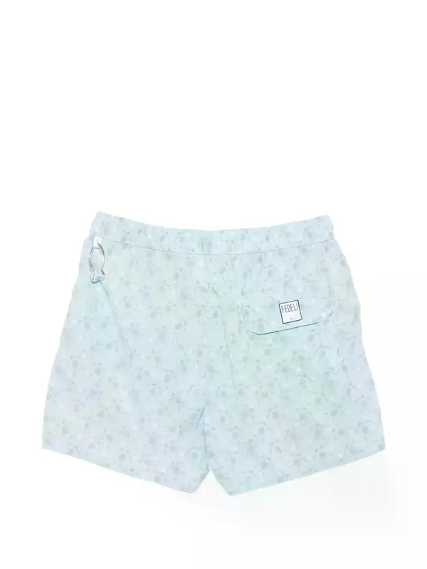 Fedeli Print Swim Shorts