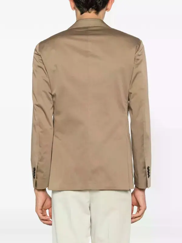 LARDINI Button-up Blazer - Brown