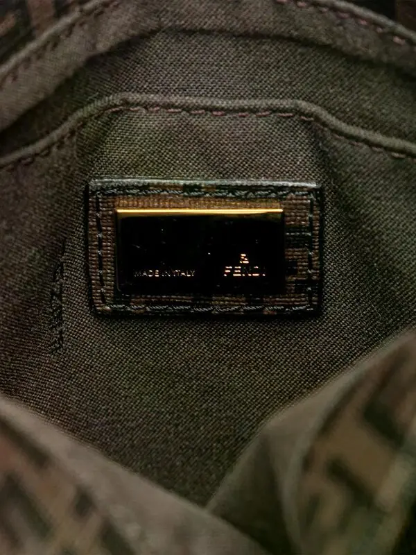 Fendi 2000-2010 Zucchino Spalmati Crossbody Bag