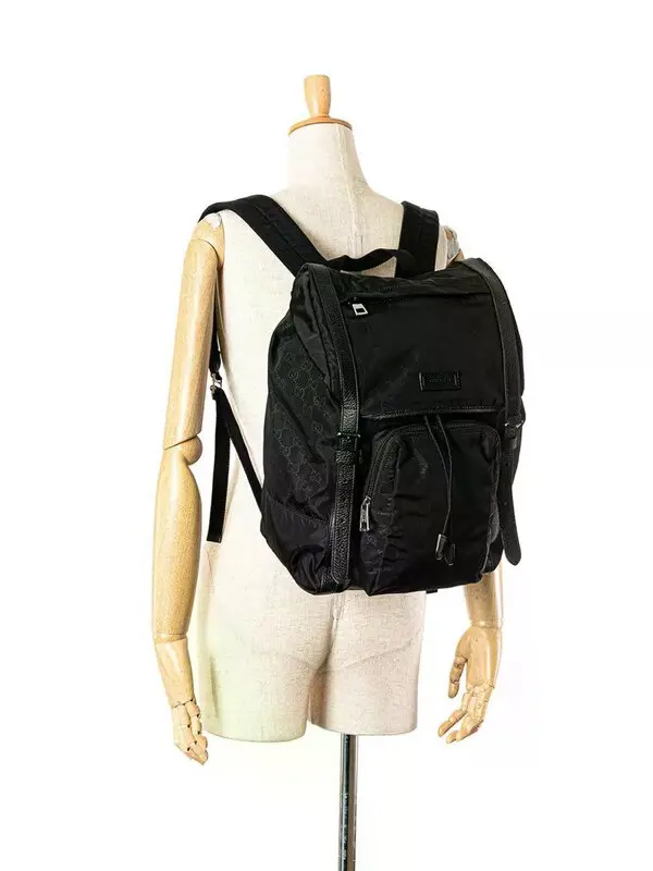 Gucci Gg Nylon Backpack