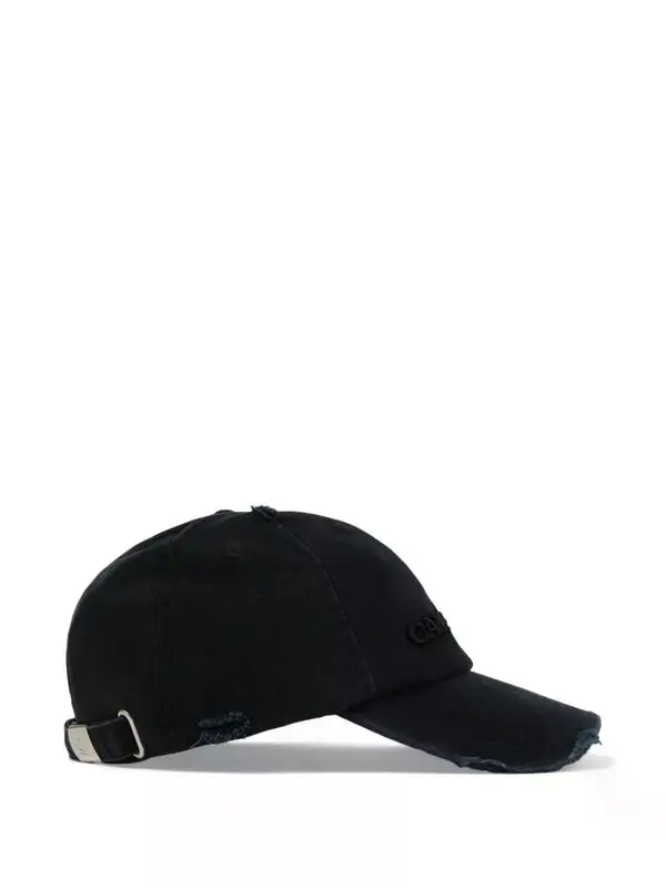 Camper Distressed Logo Cap - Black