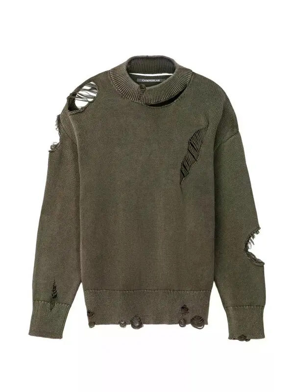 Camper Crew-neck Cut-out Sweater