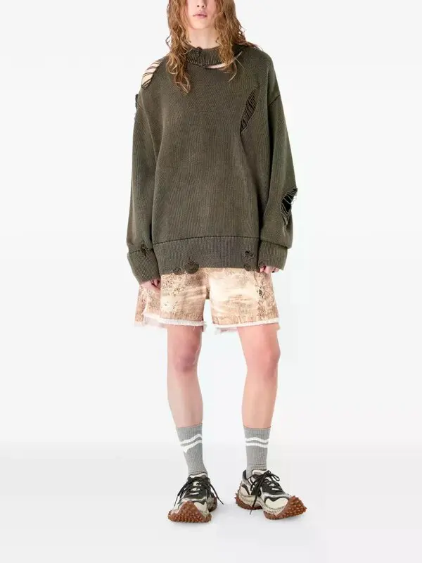 Camper Crew-neck Cut-out Sweater