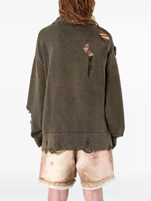 Camper Crew-neck Cut-out Sweater