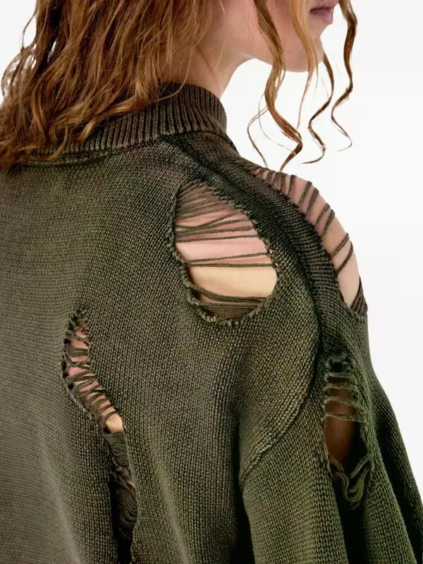 Camper Crew-neck Cut-out Sweater