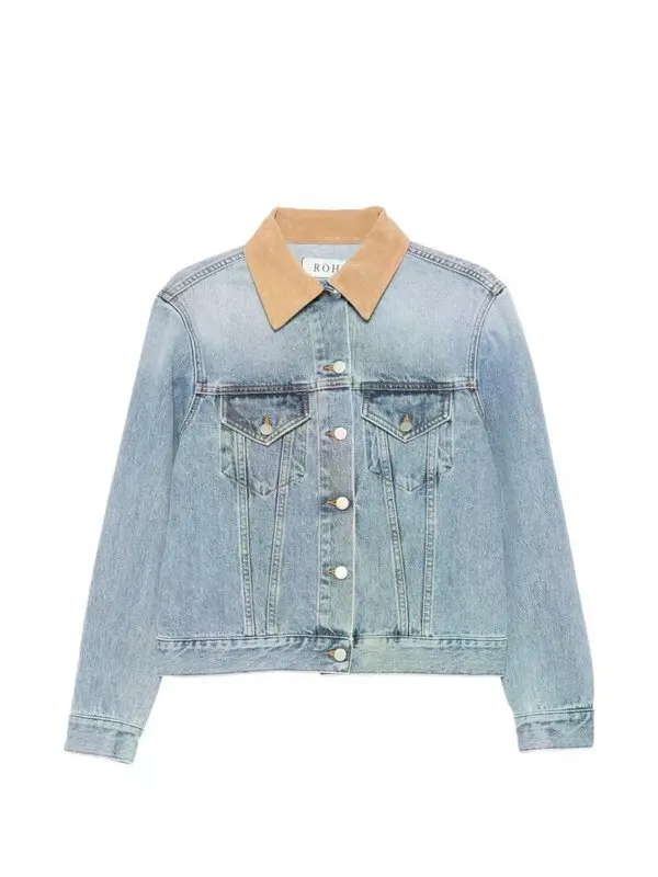 RÓHE Collar Pocket Jacket - Blue