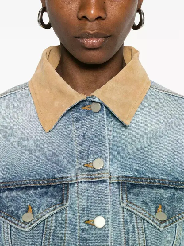 RÓHE Collar Pocket Jacket - Blue