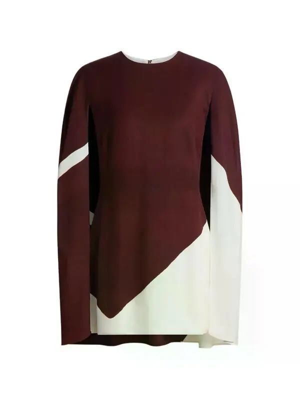 Alberta Ferretti Colourblock Mini Dress