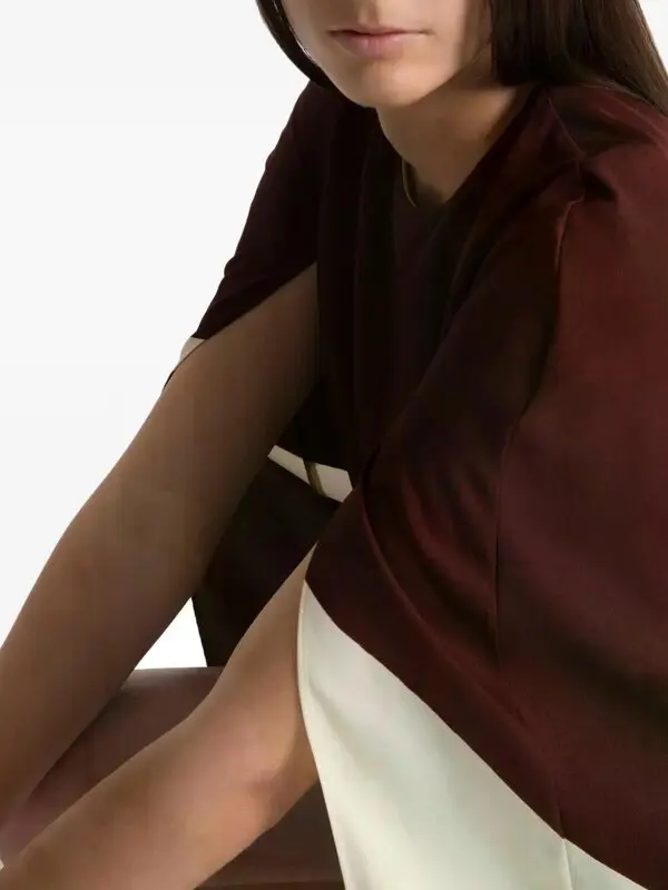 Alberta Ferretti Colourblock Mini Dress