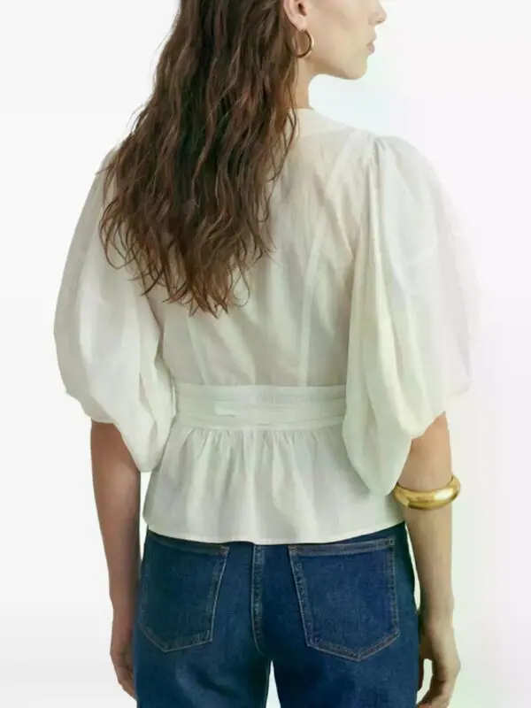 Vanessa Bruno Gunner Wrap Blouse