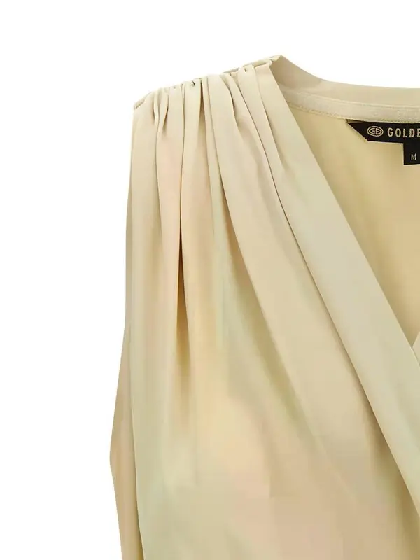 Goldbergh Calipso Crossed Draping Top
