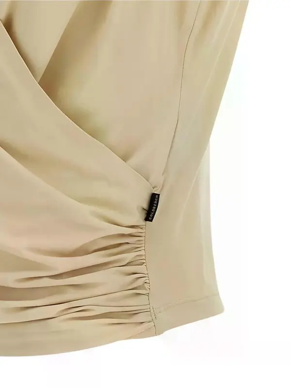 Goldbergh Calipso Crossed Draping Top
