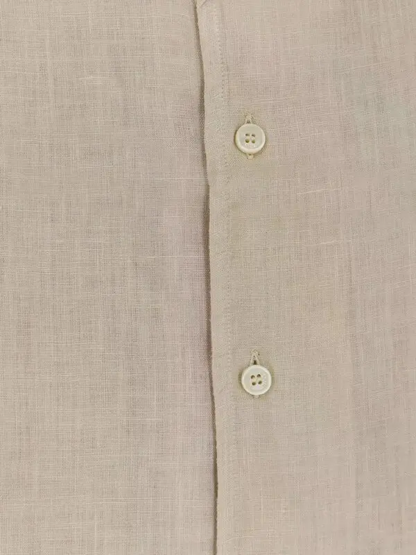 MC2 SAINT BARTH Raphael Buttoned Long-sleeve Shirt - Neutrals