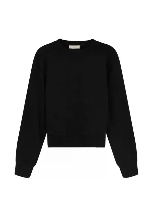 ENTIRE STUDIOS Long-sleeve Crewneck Sweatshirt - Black