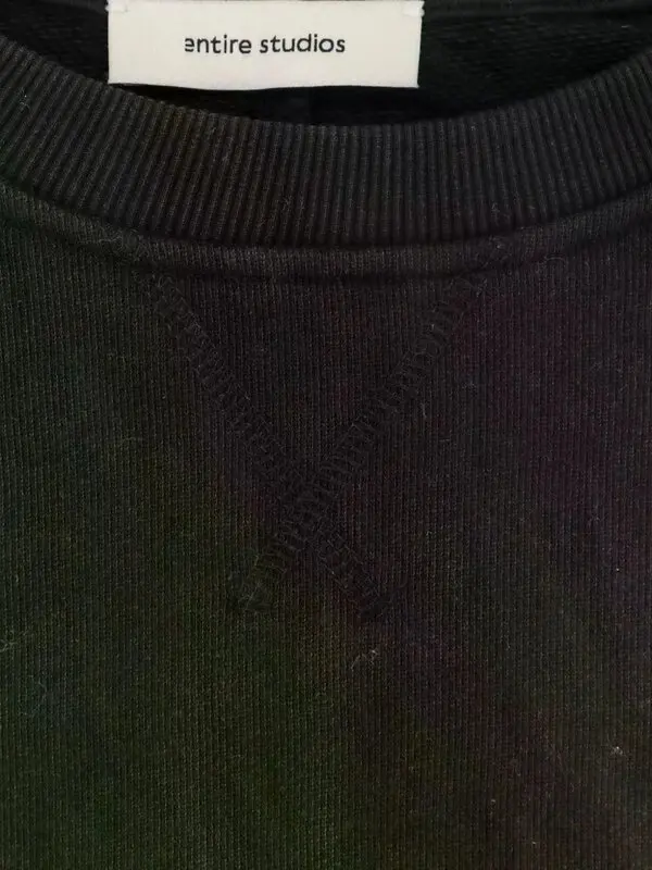 ENTIRE STUDIOS Long-sleeve Crewneck Sweatshirt - Black