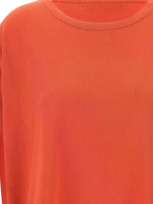 ELENA MIRÒ Ribbed Sweater With Side Slits