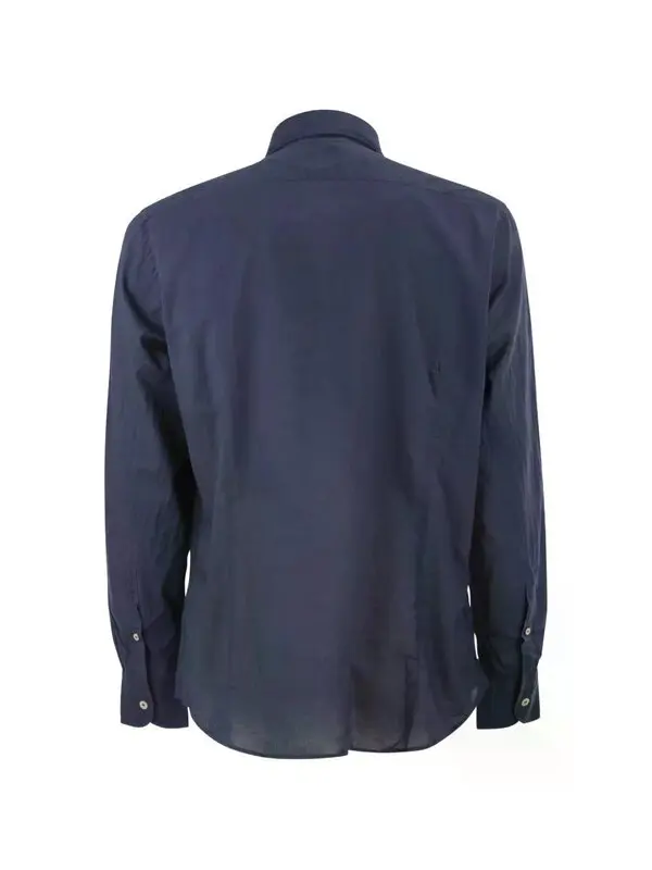 MC2 SAINT BARTH Embroidered-logo Shirt - Blue