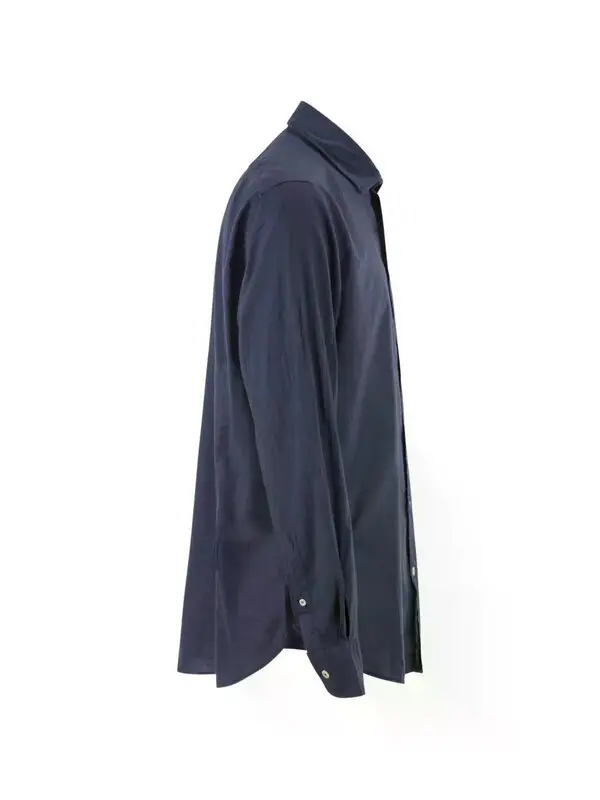 MC2 SAINT BARTH Embroidered-logo Shirt - Blue