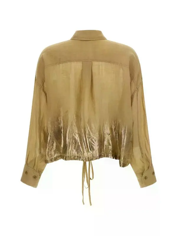 NUDE Pocket Drawstring Shirt