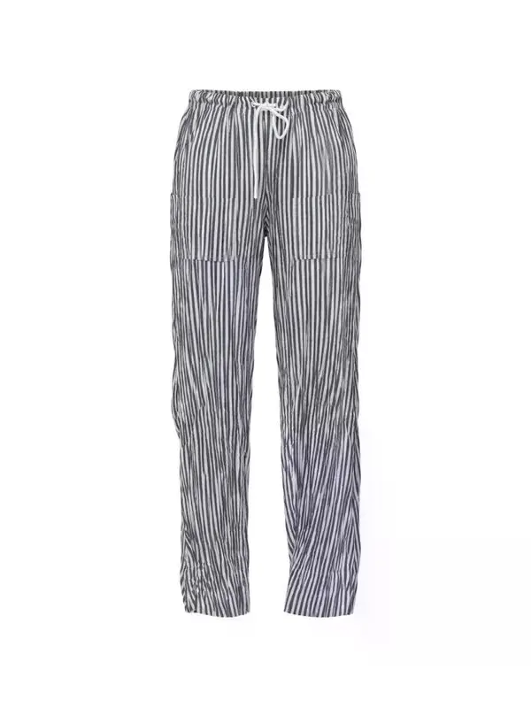 OSKLEN Striped Wrinkled Trousers