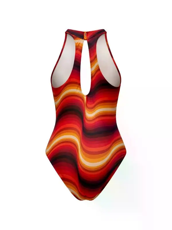 OSKLEN Wave-print Swimsuit