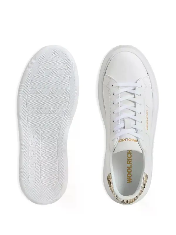 Woolrich Chunky Court Lace-up Sneakers - White