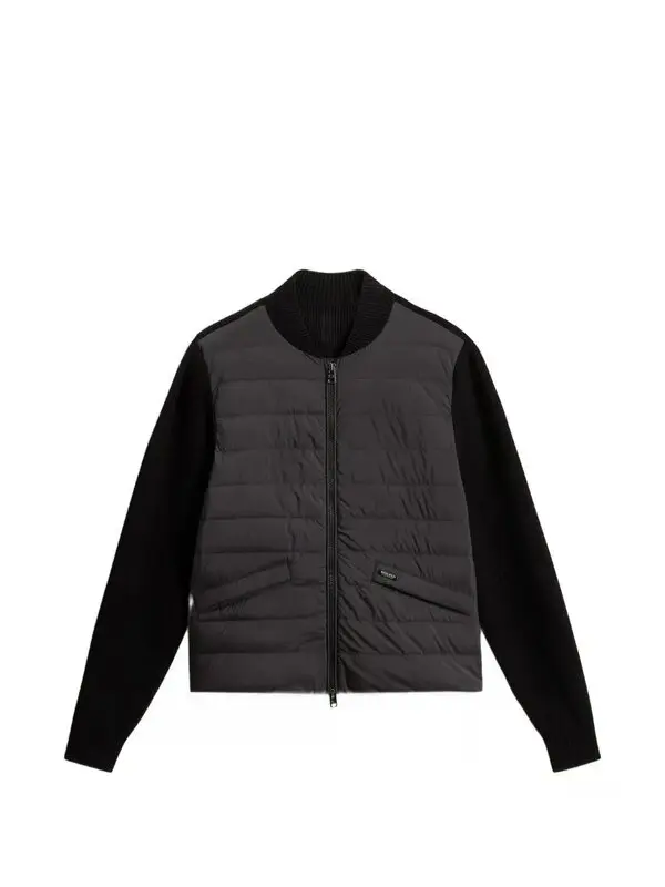 Woolrich Hybrid Quilted Bomber Jacket - Black