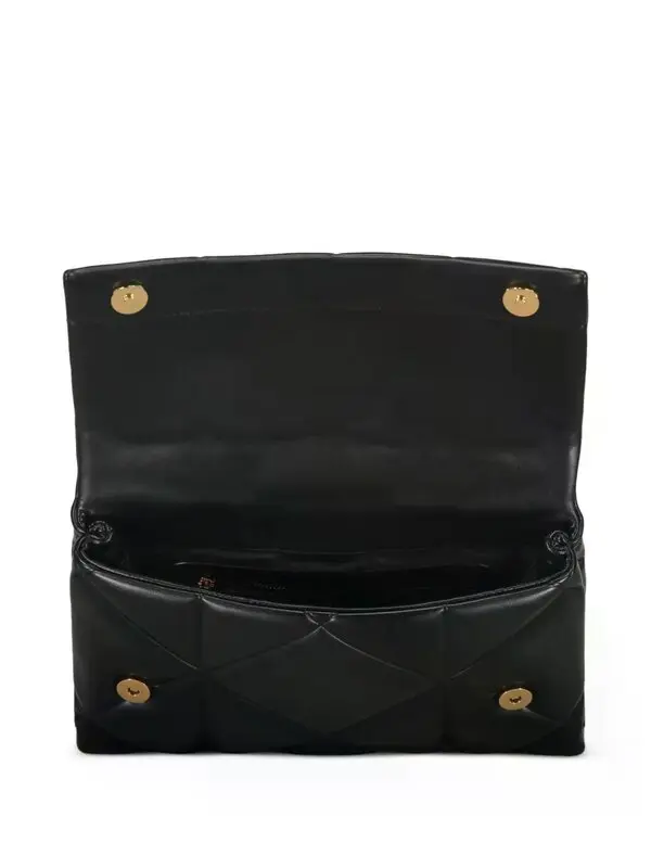 Moschino Quilted Logo Tote - Black