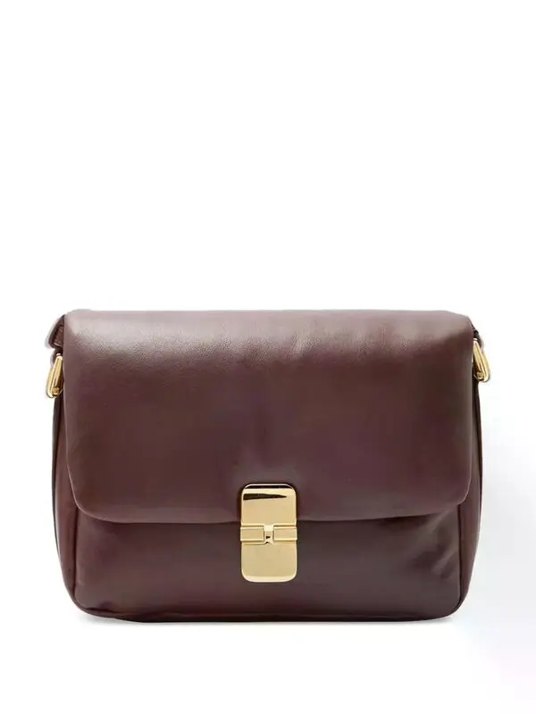 A.p.c. Small Grace Leather Shoulder Bag - Brown