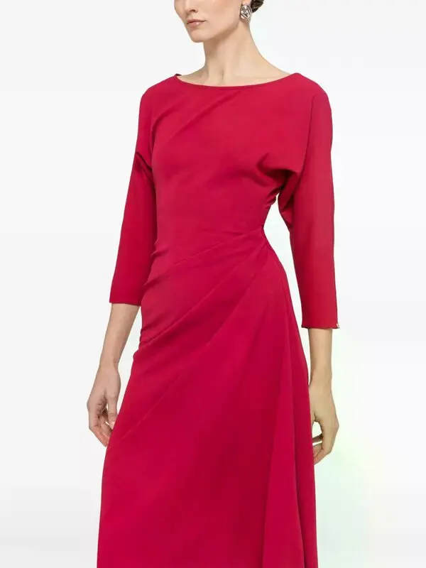 NISSA Pleated Midi Dress