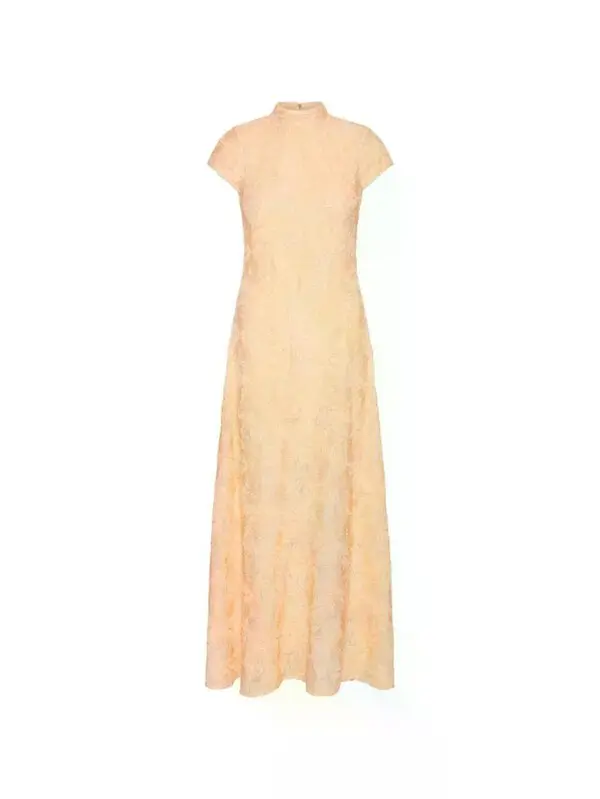 ROTATE BY BIRGER CHRISTENSEN Floral-pattern High-neck Dress