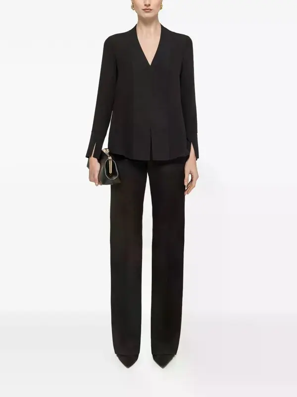NISSA Panelled V-neck Top