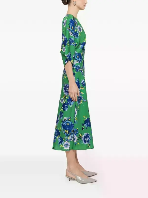 NISSA Printed Midi Dress