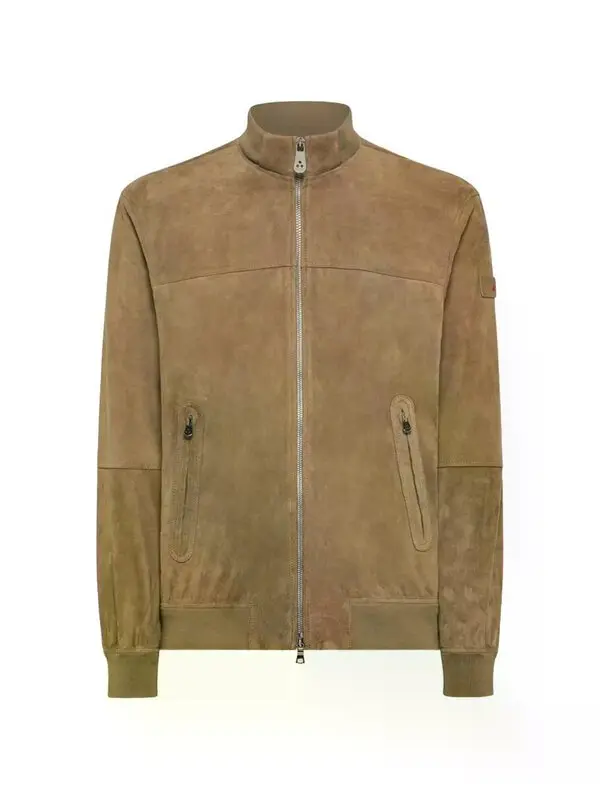Peuterey Suede Jacket - Neutrals