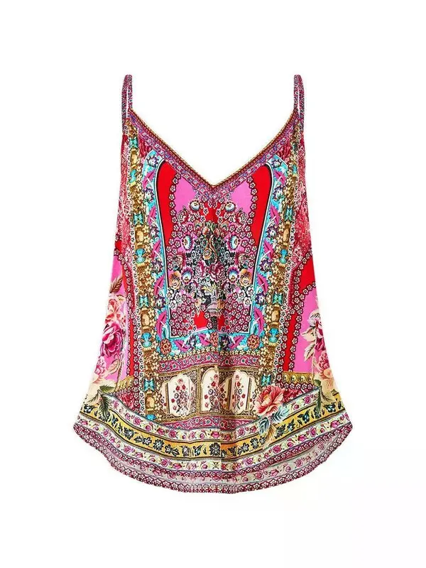 Camilla Heirloom Empire V-neck Blouse