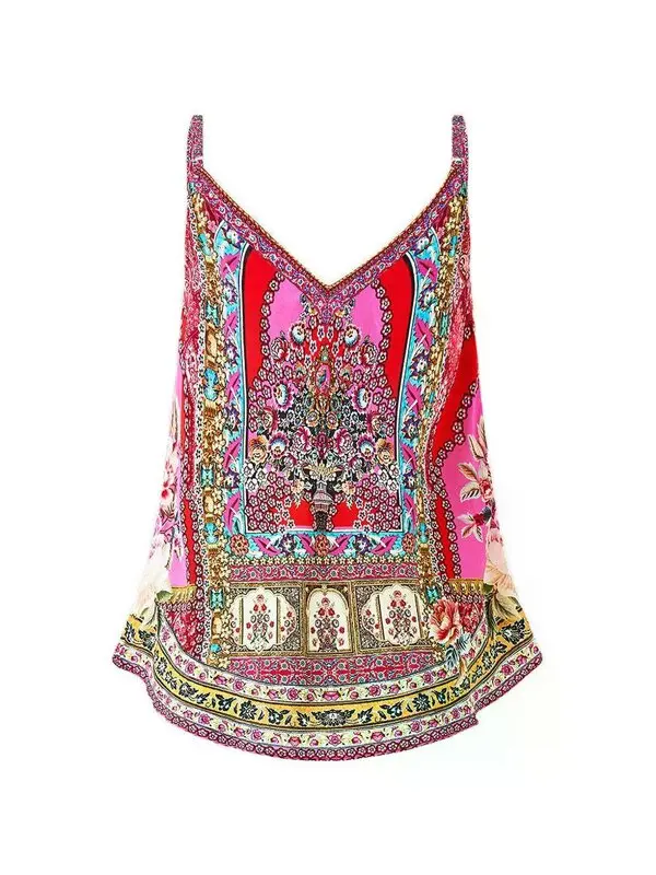 Camilla Heirloom Empire V-neck Blouse
